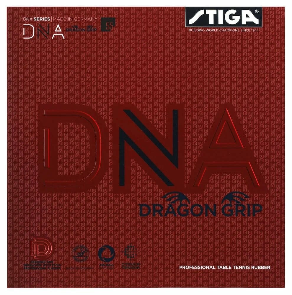 Накладка для ракетки Stiga DNA Dragon Grip 55, черная