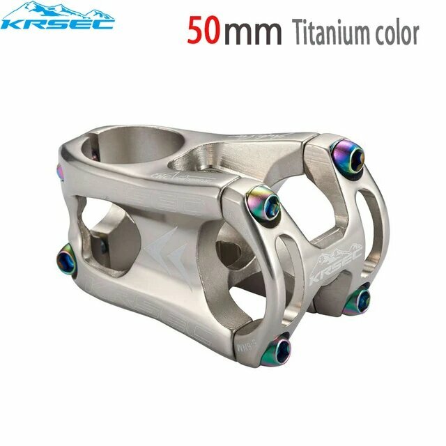 KRSEC Вынос руля для горного велосипеда алюминиевый 50 мм 50MM Titanium