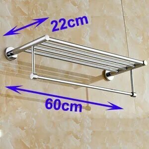 Набор аксессуаров для ванной HOTAAN из нержавеющей стали хром, towel rack