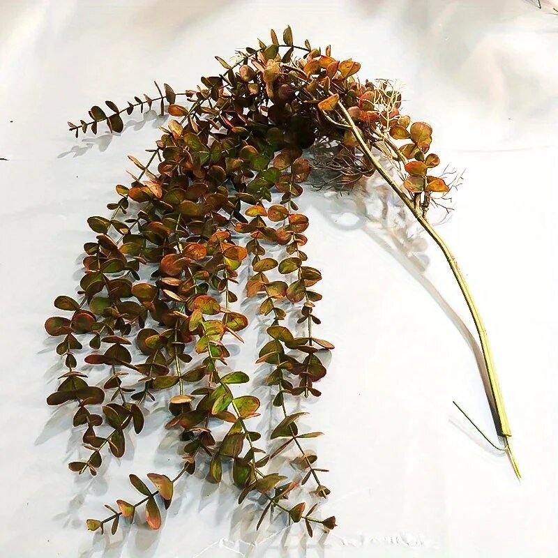 104 См Искусственный Эвкалипт, Лоза, Пластиковая Лоза Из Ротанга, Виноградный Лист, Настенный Декор Для Дома, Сада
