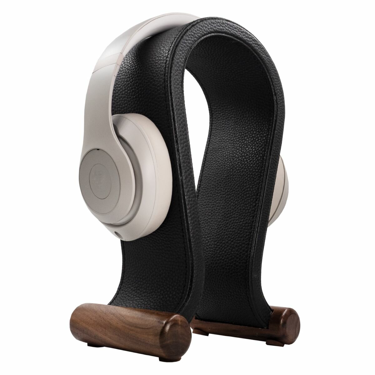 Подставка для наушников настольная (обшитая кожей)