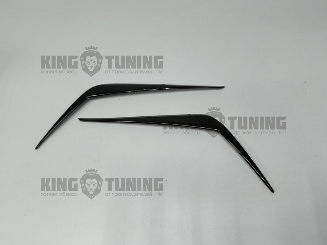 Реснички на фары Volkswagen Passat B5 00-05 3BG (косые) (FEGloss)