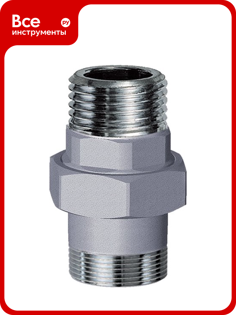 Хромовое прямое трехсоставное соединение FAR НР-НР 1/2" FC 5153 12