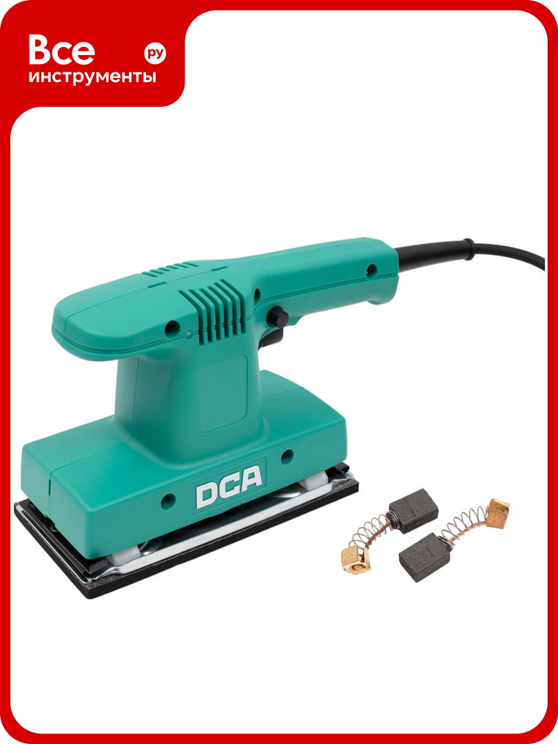 Виброшлифовальная машина DCA ASB185B, металл, с помощью зажимов