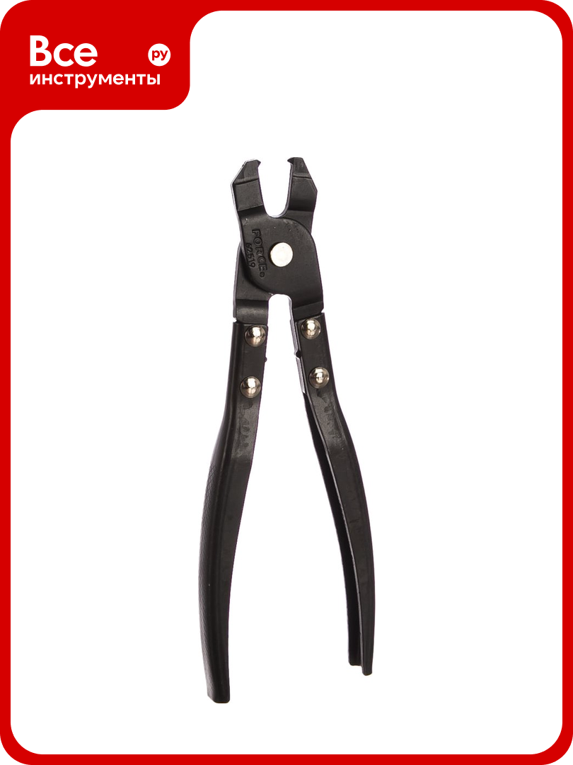 Щипцы, FORCE, для установки и фиксации ленточных хомутов шрус FORCE 62519, в автомастерской, имеют