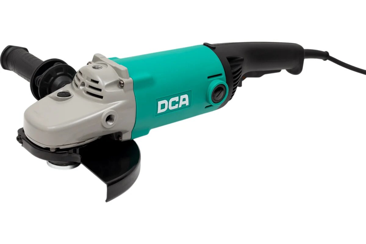 УШМ DCA ASM180A Soft Start, с защитным кожухом, 180мм, 2200Вт