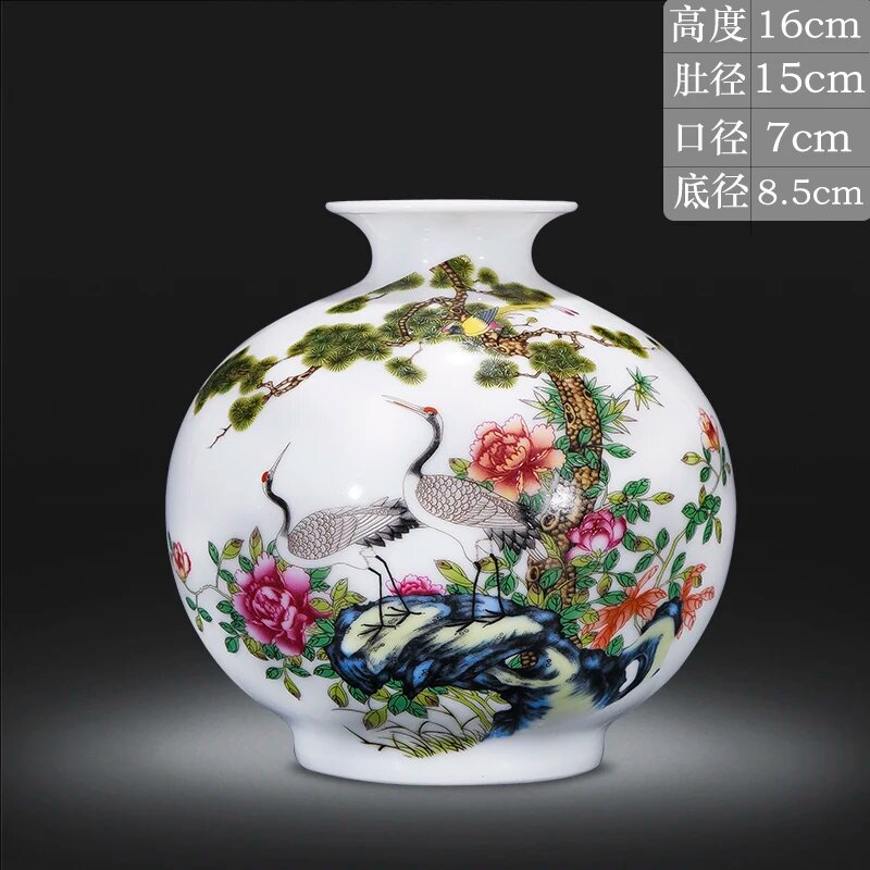 Китайская фарфоровая ваза с гранатом Enhancement, Глиняная банка с синим и белым узором, 1 шт.