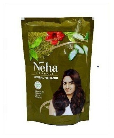 Хна натуральная для волос Хербал Механди Неха (Herbal Mehandi hair Neha) 500г