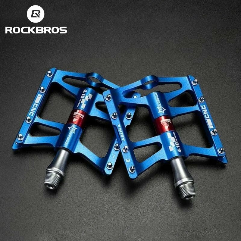 Велосипедная педаль, Rockbros, 4 подшипниками, алюминиевый сплав