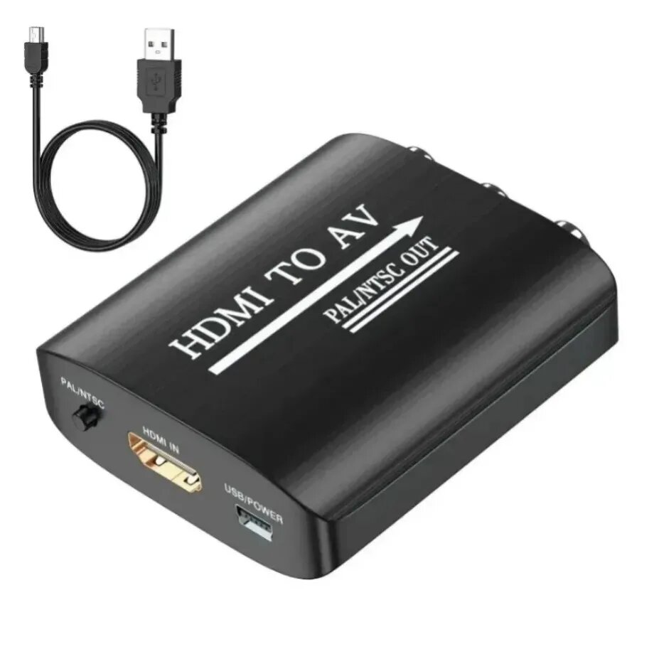 Конвертер HDMI в AV RCA PzzPss HDMI To AV