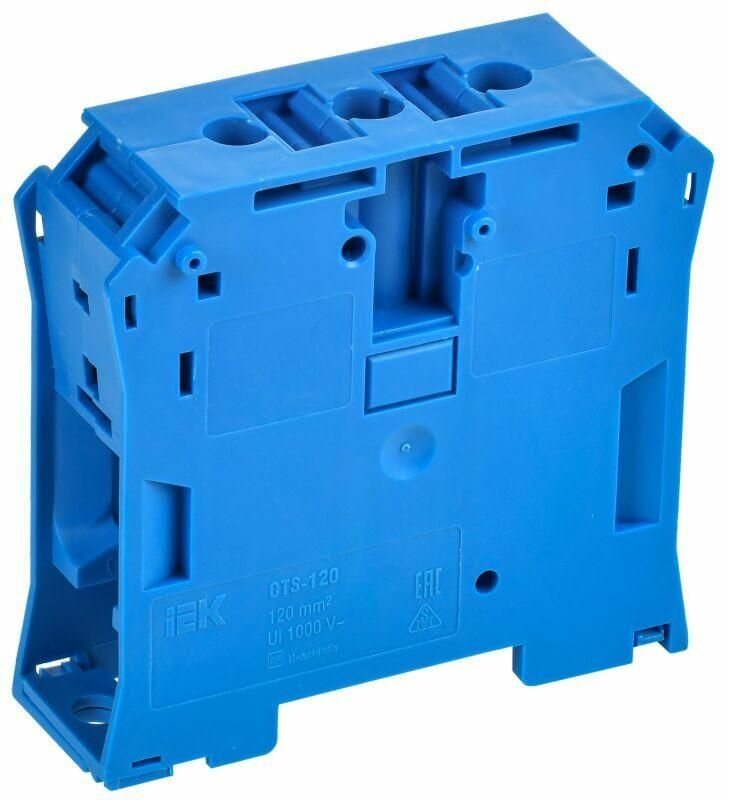 Колодка клеммная CTS 120кв. мм син. IEK YCT10-00-K07-120