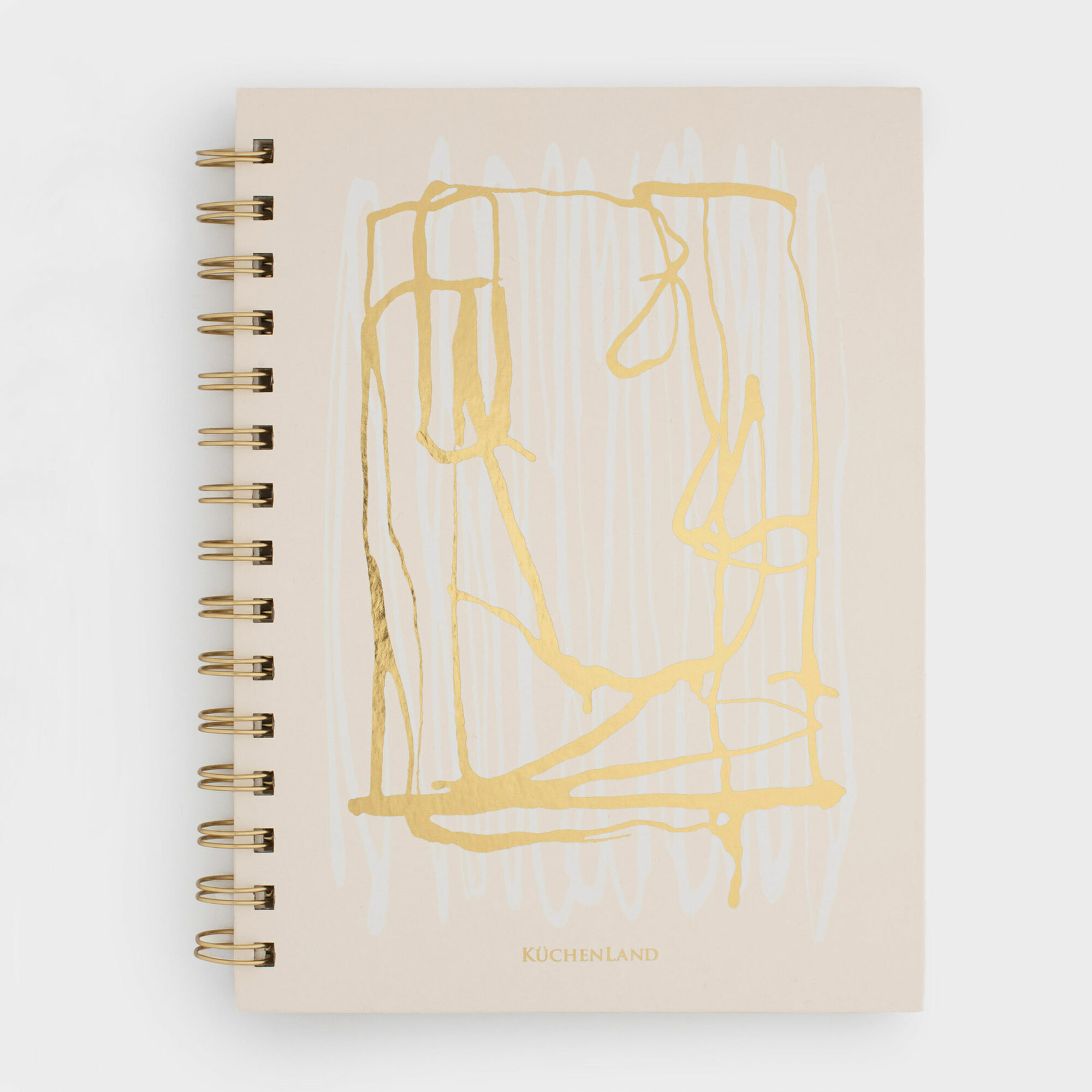 Блокнот для записей, 15х20 см, 70 л, на кольцах, картон, Картина, Stationery