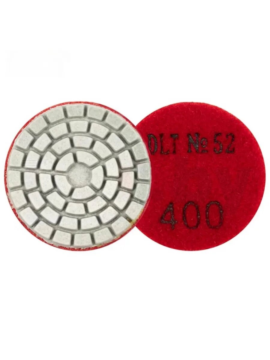 Круг алмазный гибкий шлифовальный P400, 50 мм на липучке