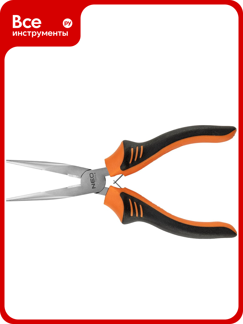 Плоскогубцы NEO Tools удлиненные, прямые, 180 мм 01-253, используются