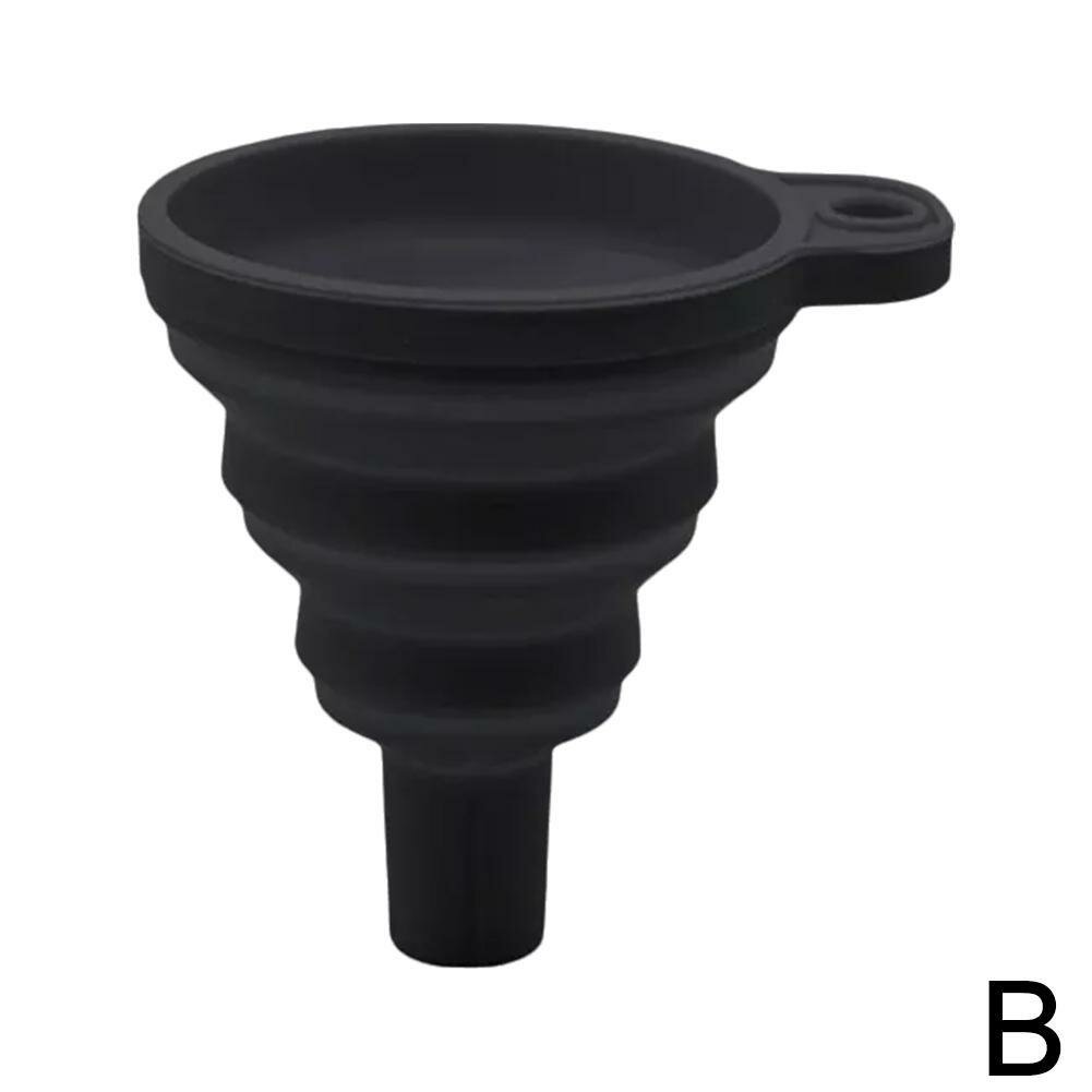 Складная автомобильная силиконовая воронка для разделения жидкостей, фильтрации