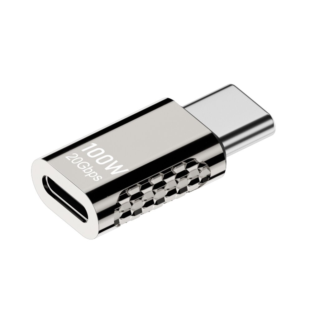 Адаптер питания Type-C 100W 20Gbps с разъемом Female для ноутбука, телефона и планшетов