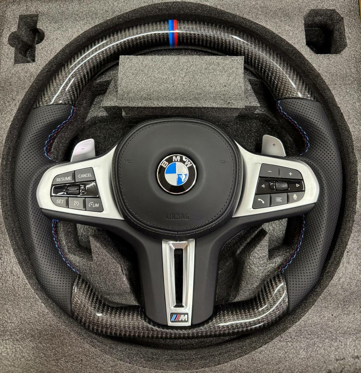 Руль BMW M пакет G30 G20 G01 G03 карбон