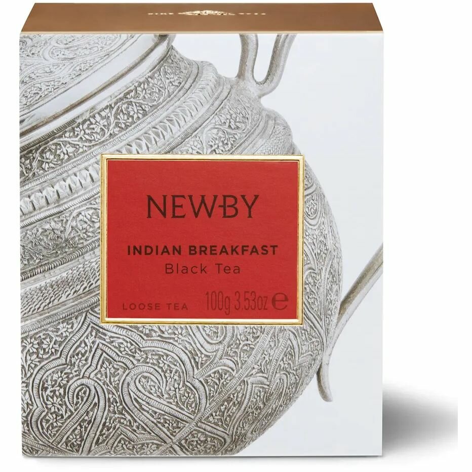 Чай Newby Индийский завтрак, черный, листовой, 100 гр