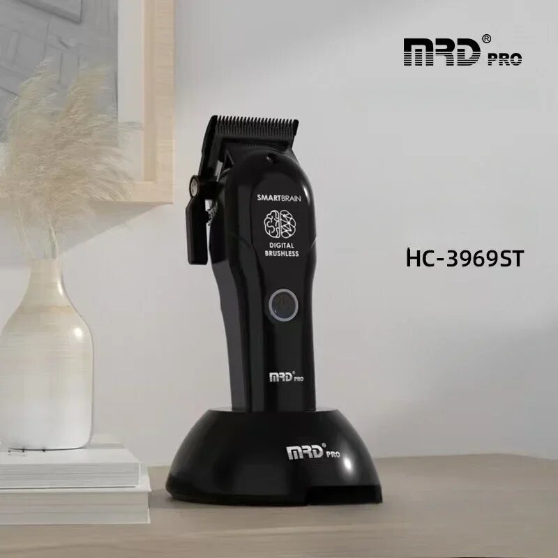 Машинка для стрижки волос MRD PRO HC-3969ST, беспроводная, черная