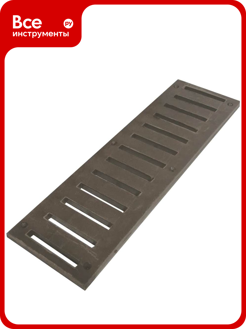 Дренажная решетка ООО ТК "Титан" 500x140x18, шоколад 501418РШ эффективной работы