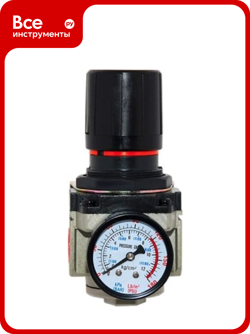 Регулятор давления с манометром профи 1-4 Pegas pneumatic 4601М, с Рабочая среда: воздух