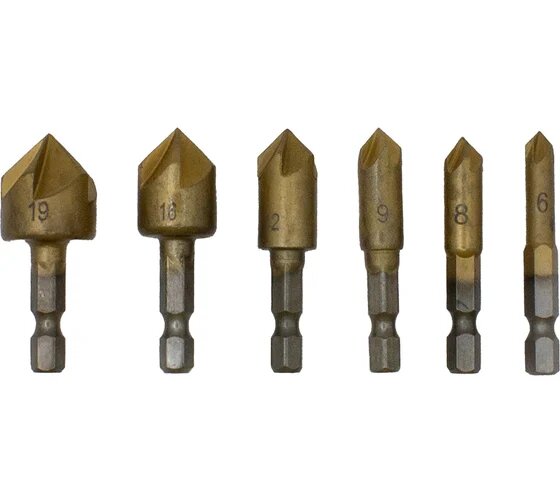 Набор зенкеров Turbosky ZS-1 6 шт 567