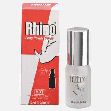 Hot Rhino Long Power Spray, 10мл Продлевающий спрей для мужчин