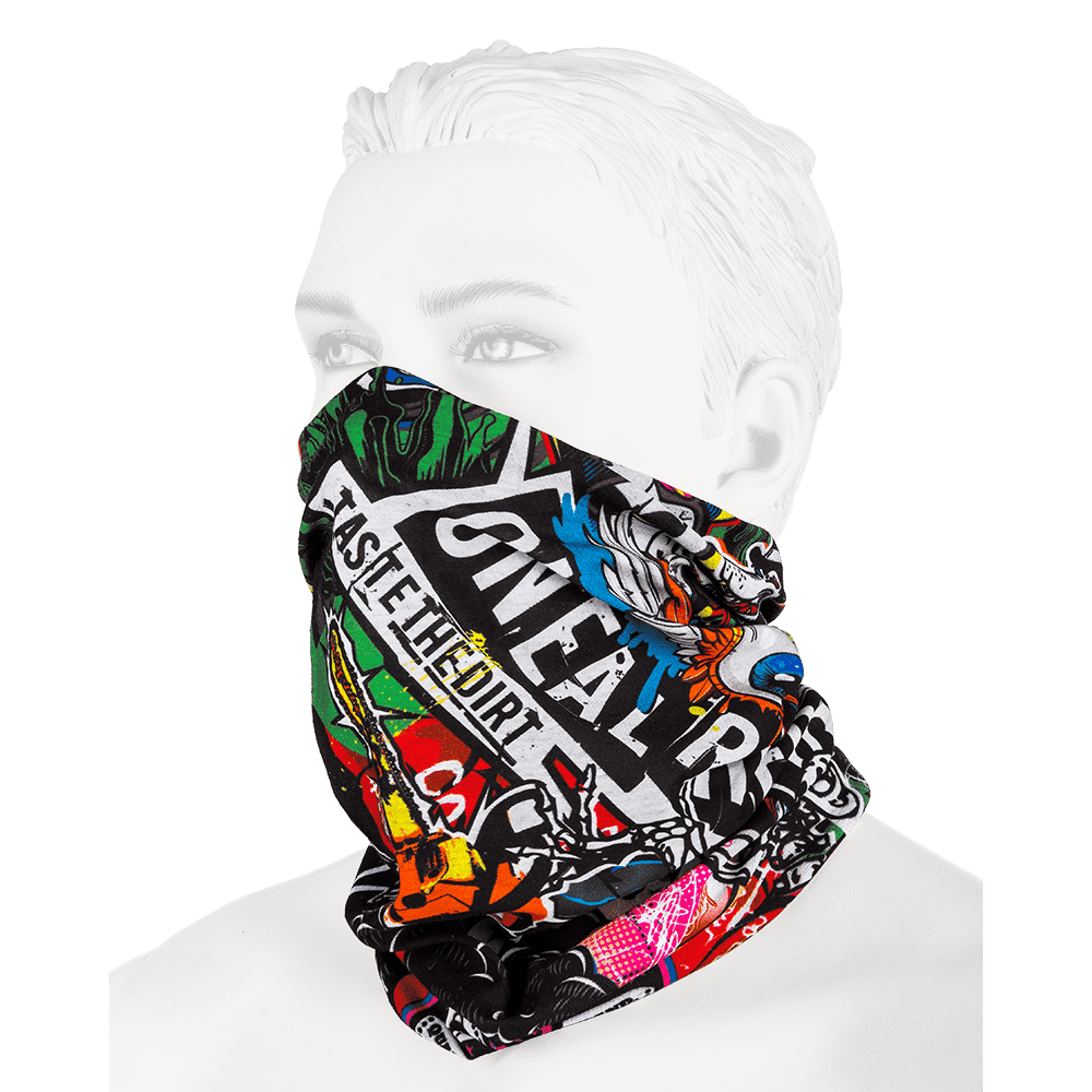 Бандана O'Neal Crank, защита от ветра, полиэстер, черная, для взрослых