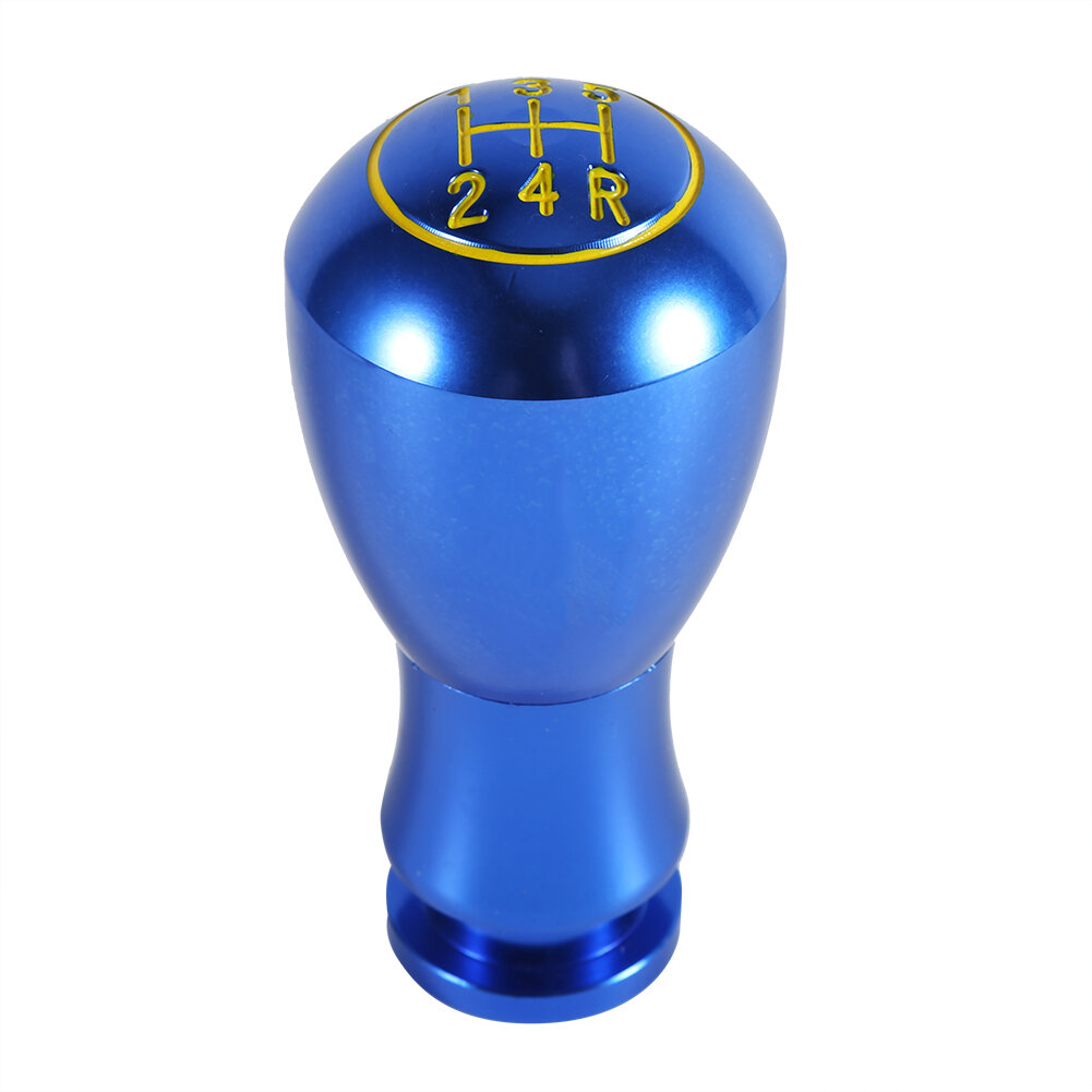 Универсальная ручка переключения передач для 5-ступенчатой автомобильной коробки передач, синяя, для замены рычага переключения передач в салоне, эргономичный дизайн