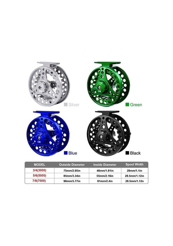 Полностью металлическая катушка для рыбалки с корпусом из алюминиевого сплава, обработанным на станке с ЧПУ, 7/8 5/6 3/4 Hl