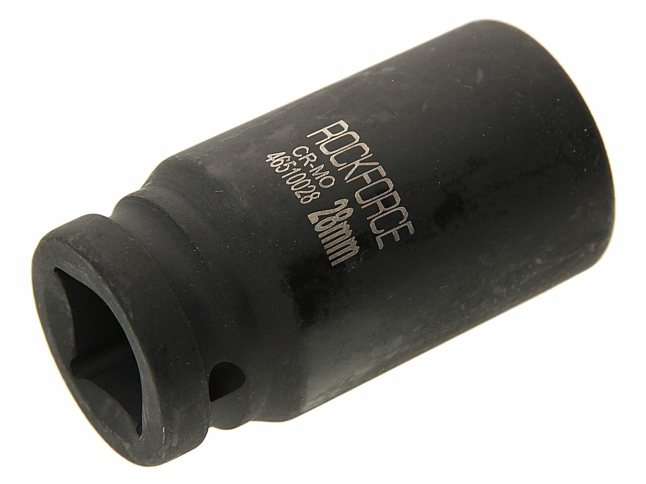 Головка торцевая для гайковерта ударная 3/4" 28мм удлиненная L 90мм, арт RF46510028 ROCKFORCE