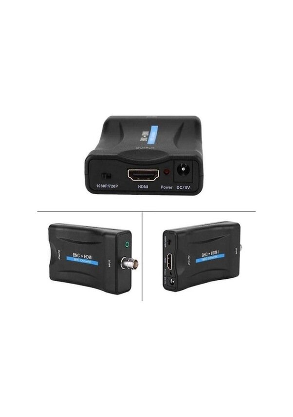 Адаптер-конвертер BNC - HDMI - коаксиальный выход CVBS BNC - HDMI 1080p