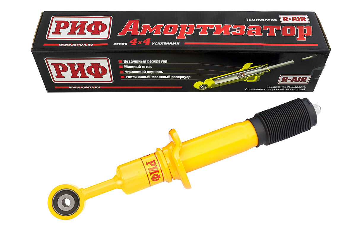 Амортизатор усиленный РИФ передний Toyota Land Cruiser 200 2007+ штатный и лифт 50 мм арт. SA228