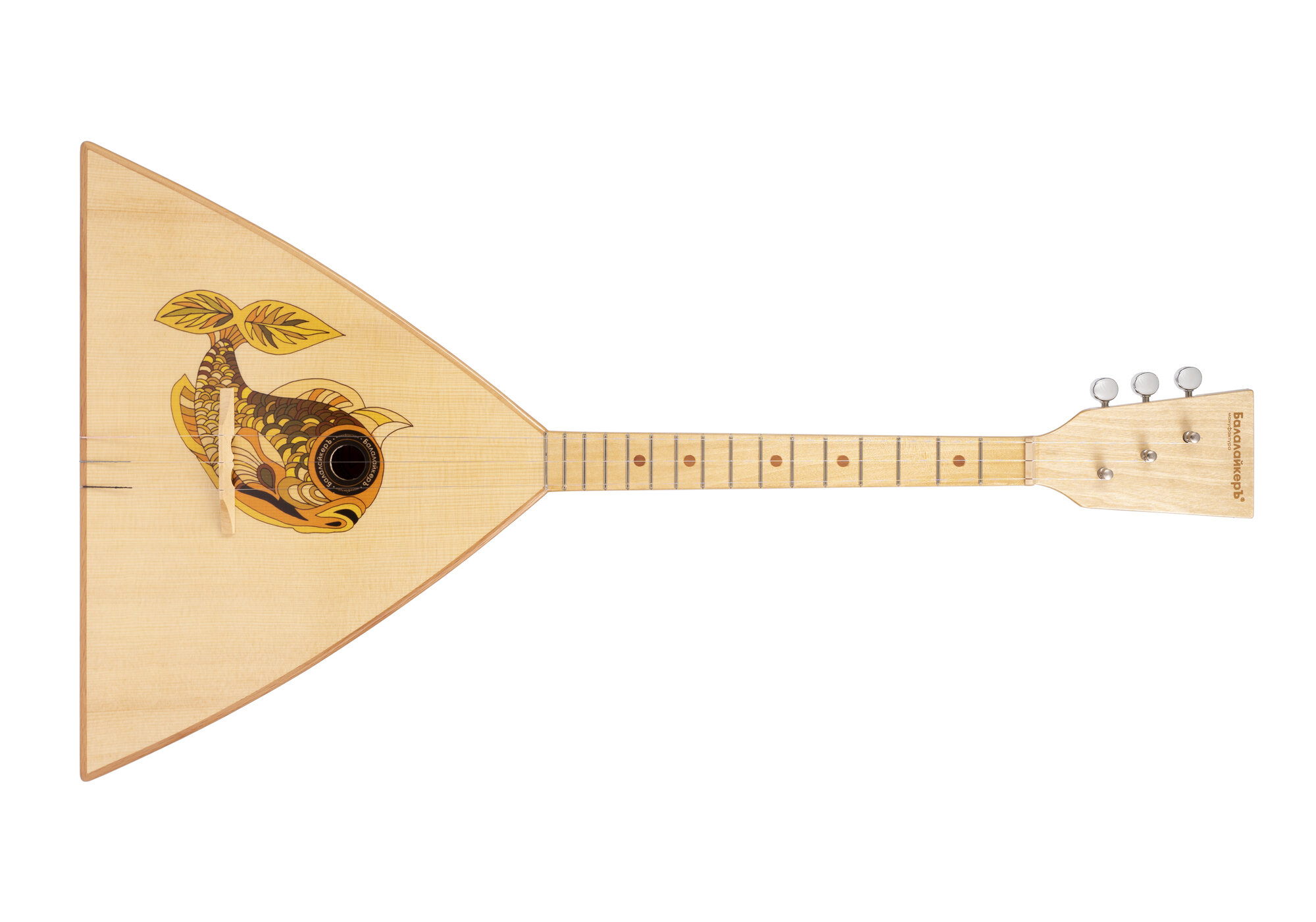 БалалайкерЪ Рыба Врубеля - Балалайка традиционная трёхструнная уменьшенная