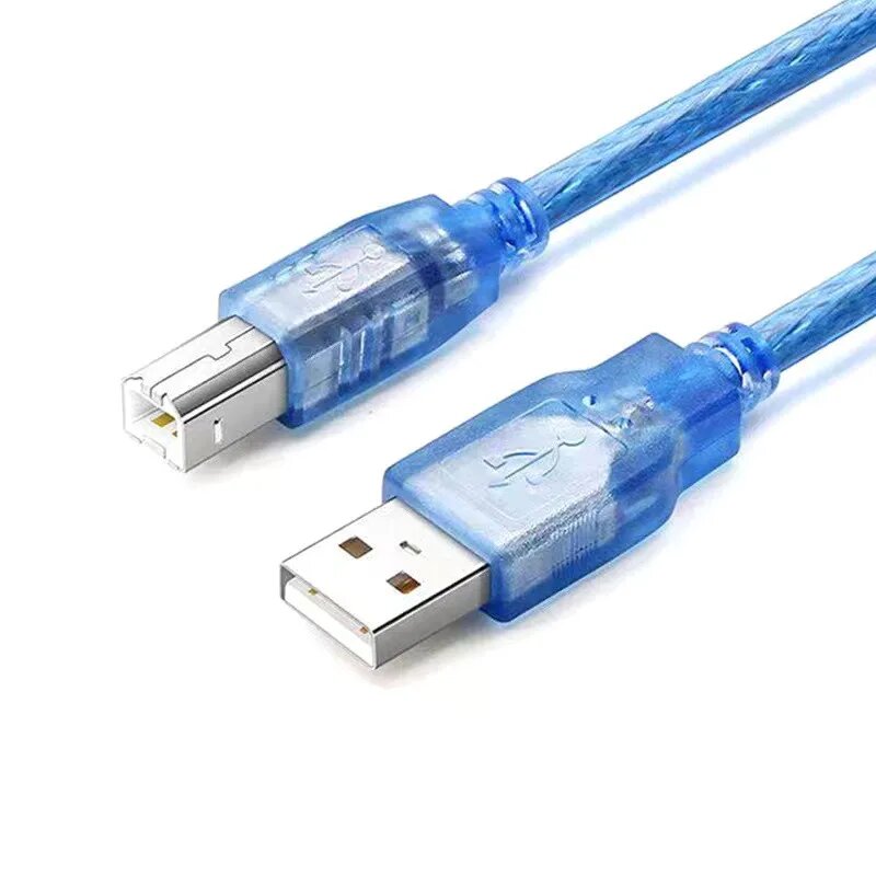 USB-кабель Для Принтера HP Canon Brother Dell Epson Lexmark — Кабель Передачи Данных Типа B «Отец-отец» USB 2.0 Для ЦАП-сканера