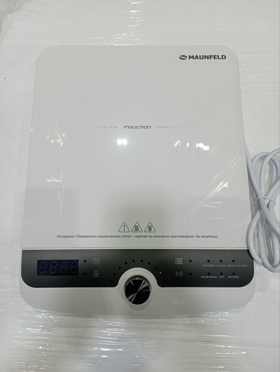 Электрическая индукционная плитка MAUNFELD EVI.M291-WH