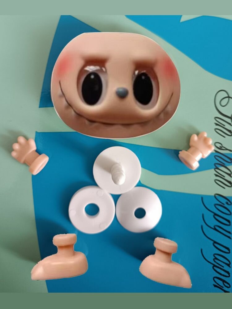 Кукла Раббу ручная DIY аксессуары лицо, руки, ноги