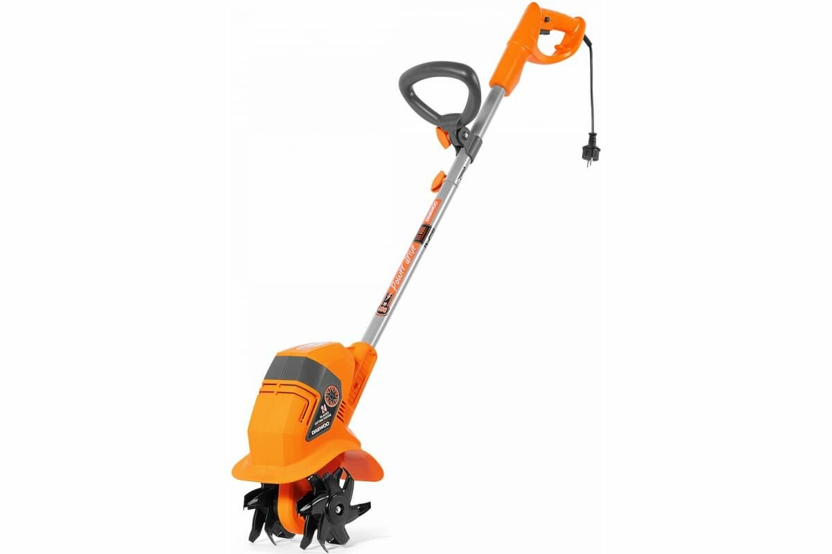 Электрический культиватор Daewoo DAT400E, мощность 400 Вт, регулируемая рулевая колонка