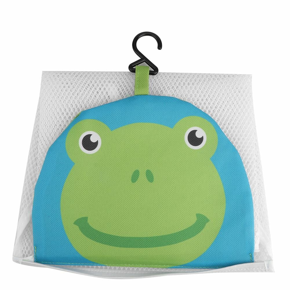 Держатель сетки для хранения игрушек в ванной, сумка для хранения корзины-органайзера для игрушек в ванной, зеленый