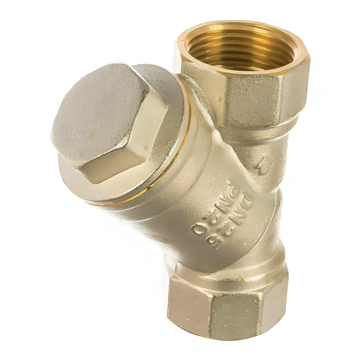 Фильтр косой VALTEC 1¼", латунный, механическая очистка воды, для отопления и водоснабжения