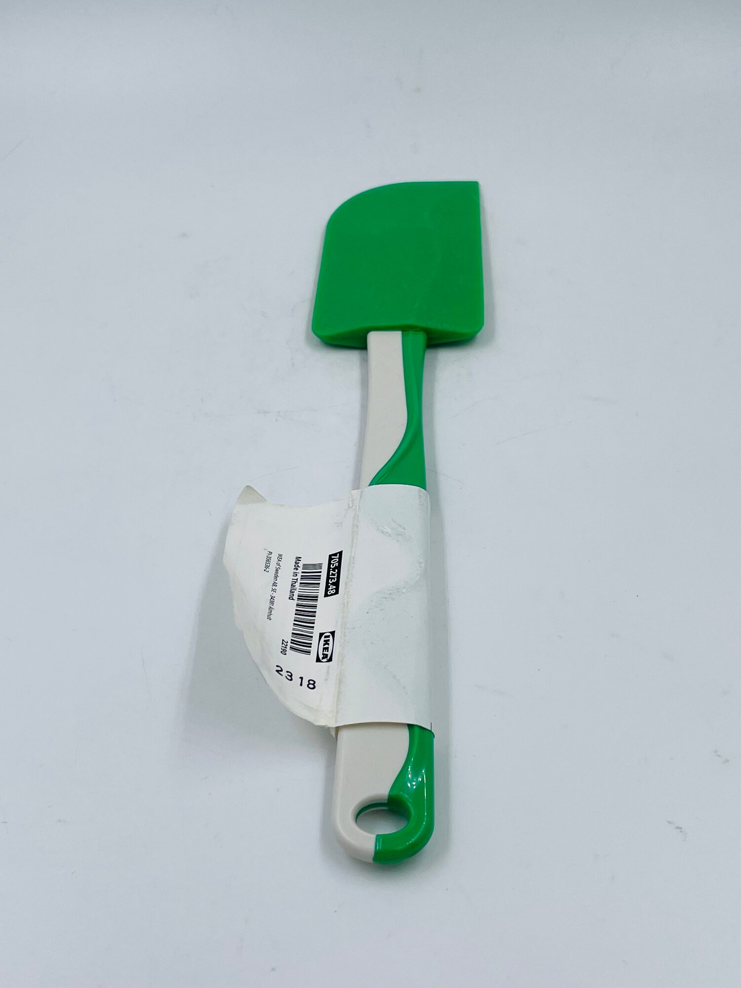 GUBBRORA лопатка-шпатель для готовки IKEA, зелено-белый, 25 см (Из Финляндии)