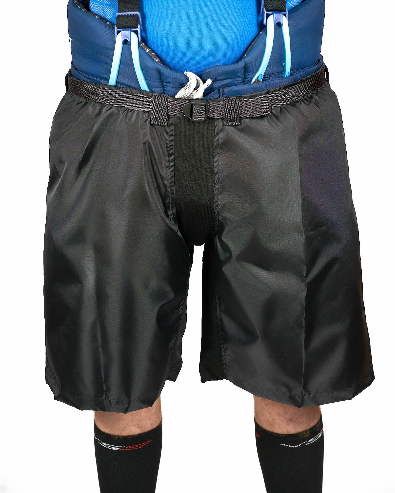 Чехлы для хоккейных шорт вратарские взрослые черные SR-XL