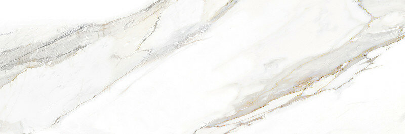 Керамическая плитка Delacora Delta Carrara WT15DLA00R настенная 24,6х74 см белый, коричневый, серый, Микс