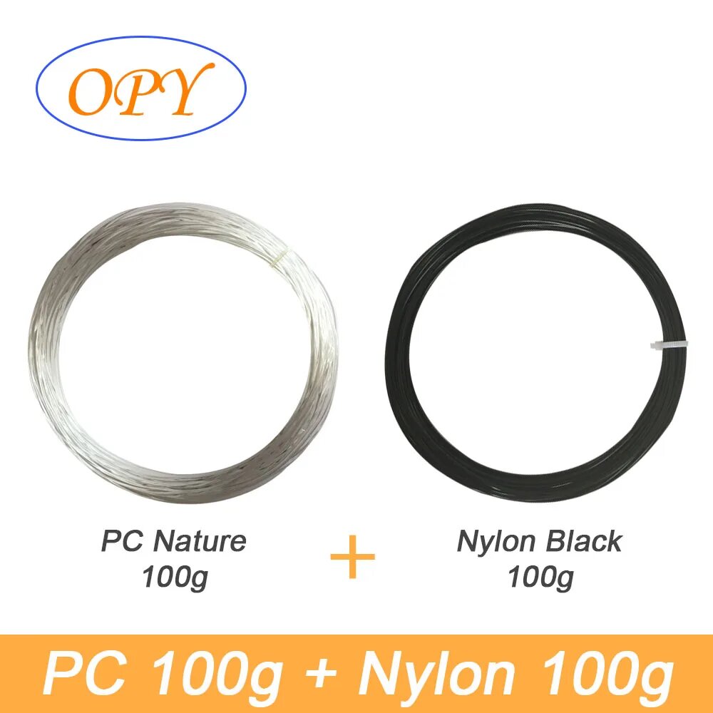 OPY Нейлоновая нить для 3D-печати 1.75 мм 1 кг PA BK and PC NE 100g