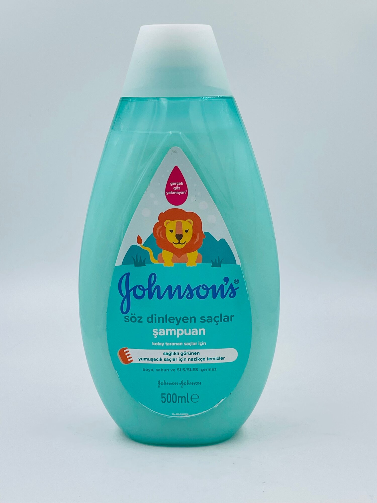 Johnsons Шампунь детский для легкого расчесывания, без SLS/SLES и мыла, 500 мл