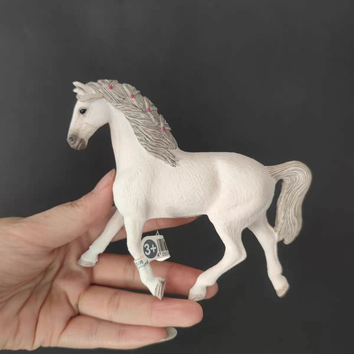 Модель лошади, немецкий шляйх/конный спорт, мини-имитация лошади-ROMIKY