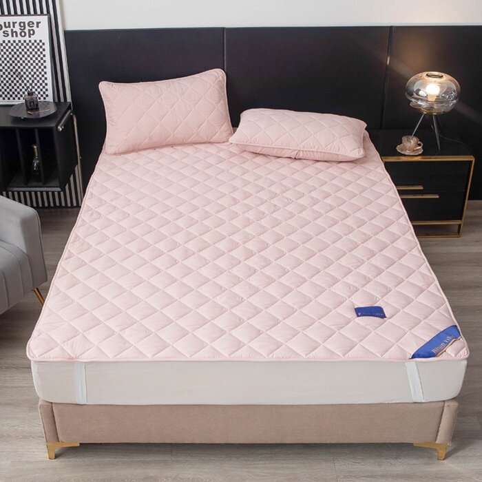 Матрас Hilton, 100x200 см, стеганый, защитный чехол, хлопковый, нескользящий