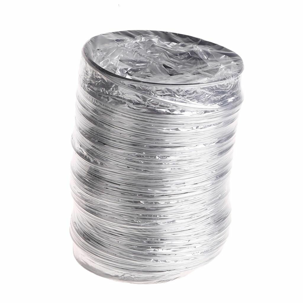 1 телескопическая труба для отвода дыма из алюминиевой фольги внутренним диаметром 8 см длиной метр