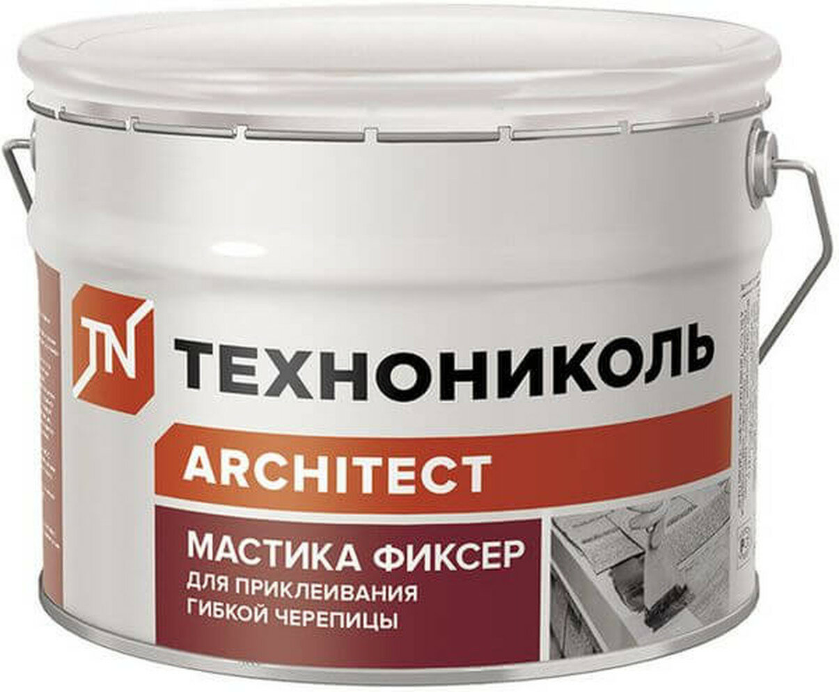 Мастика Технониколь №23 Фиксер, для кровли, битумная, 3.6 кг