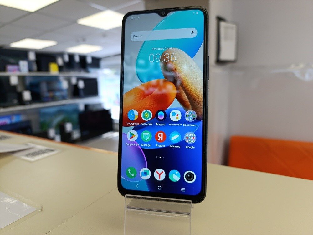 Смартфон Vivo Y22 4GB/64GB Starlit Blue, (б/у), уценен